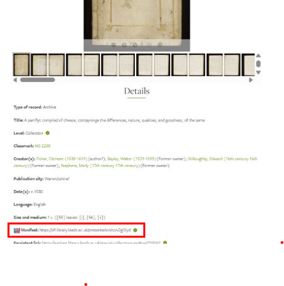 University of Leeds Libraries' Cultural Collections — IIIF ...